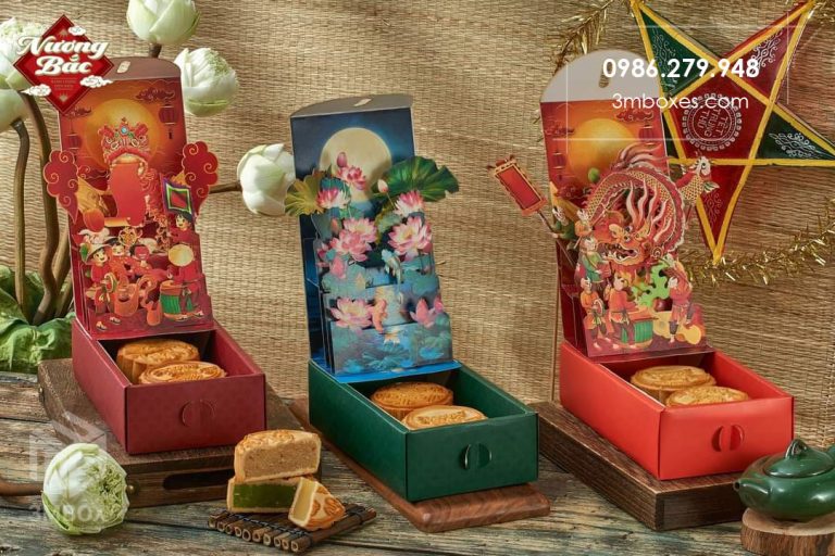 In hộp bánh trung thu số lượng ít, giá rẻ - 3MBOXES